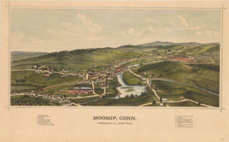 A Bird’s-eye View of Moosup - Connecticut History | a CTHumanities Project