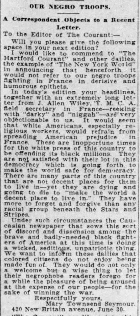 Mary Townsend Seymour: Hartford’s Organizer, Activist, and Suffragist ...
