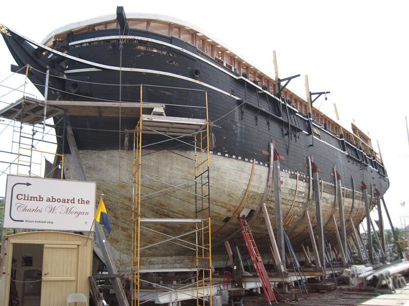 Charles W. Morgan: New England’s Last Surviving Wooden Whaling Ship ...